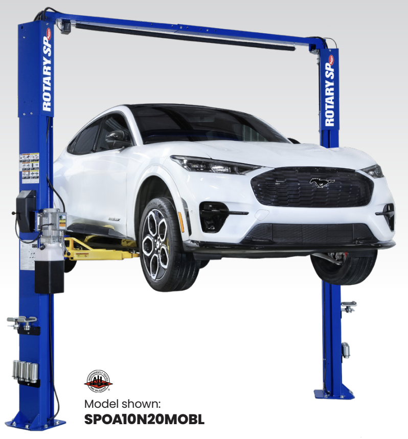 Rotary SPOA10AV Asymmetric Two-Post Car Lift - Automotive Equipment ...